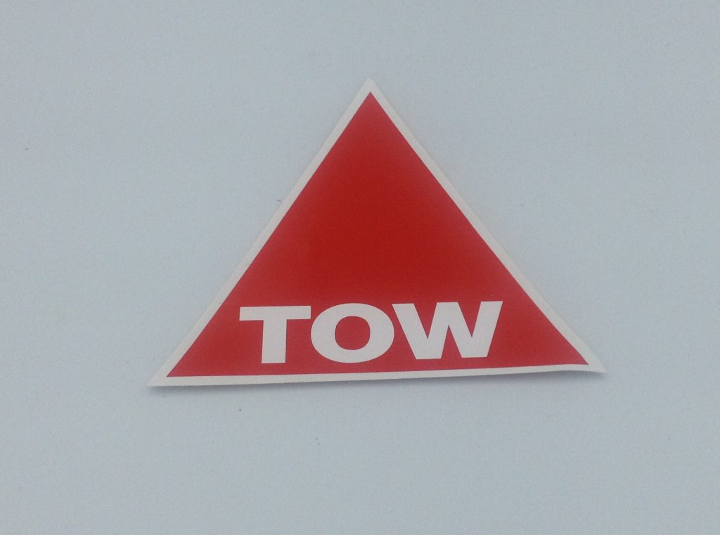 Tow Stickers – Tilley Motorsport Spares